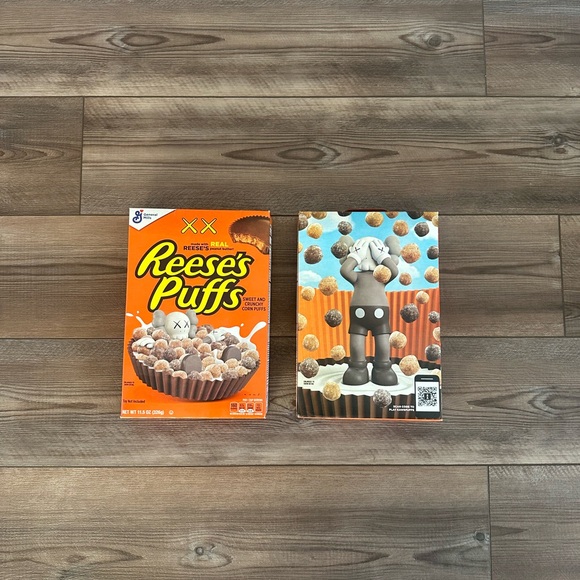 KAWS | Accessories | 2x Unopened Kaws X Reeses Puffs Limited Edition ...